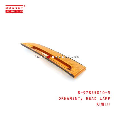 China ISUZU NKR55 4JB1 Head Lamp Ornament 8-97855010-5 8978550105 0.2kg for sale
