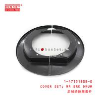 China ISUZU EXR 6WF1 Rear Brake Drum Cover Set 1-47151808-0 1471518080 1.32kg for sale