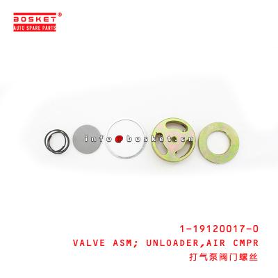 China ISUZU LT132 6HE1 Air Compressor Unloader Valve Assembly 1-19120017-0 1191200170 for sale