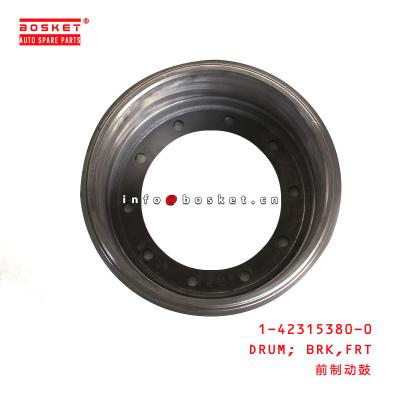 China Front Brake Drum 1-42315380-0 for ISUZU VC46 1423153800 38.6kg Heavy Duty for sale