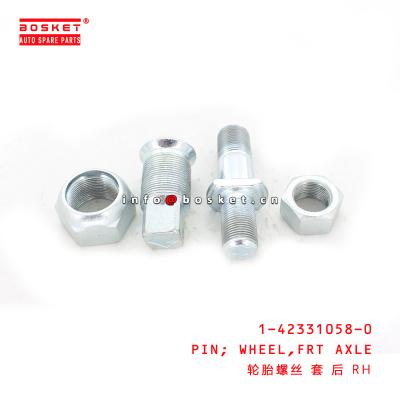 China Front Axle Wheel Pin 1-42331058-0 for ISUZU CCMSCR 1423310580 0.25kg for sale