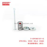 China ISUZU 700P Shoe Hold Down Spring 5-09580101-0 5095801010 4HK1-TC 0.016kg for sale