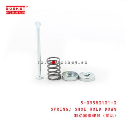 China ISUZU 700P Shoe Hold Down Spring 5-09580101-0 5095801010 4HK1-TC 0.016kg for sale