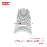 China Standard Crank Shaft Metal Set 8-94391514-0 for ISUZU LT132 6HE1T 8943915140 for sale