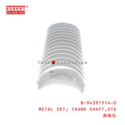 China Standard Crank Shaft Metal Set 8-94391514-0 for ISUZU LT132 6HE1T 8943915140 for sale