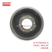 China ISUZU TFR Rear Brake Drum 8-97360506-0 8973605060 9kg OEM Quality for sale