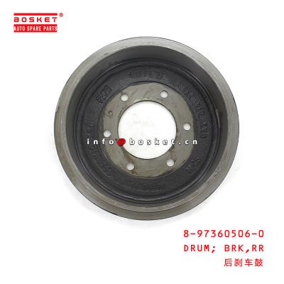 China ISUZU TFR Rear Brake Drum 8-97360506-0 8973605060 9kg OEM Quality for sale