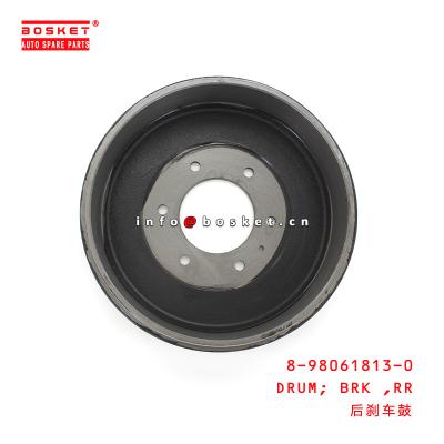 China ISUZU TFS Rear Brake Drum 8-98061813-0 8980618130 7.56kg Brake Drum for sale