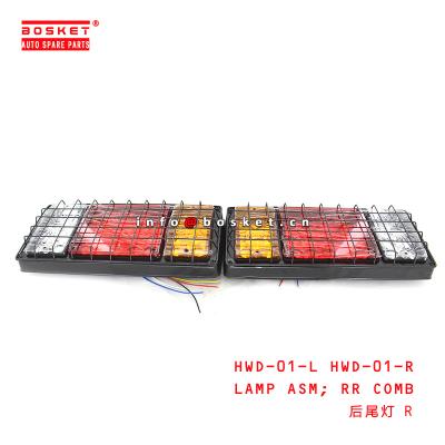 China ISUZU Rear Combination Lamp Assembly HWD-01-L HWD-01-R 1.7kg Tail Light for sale