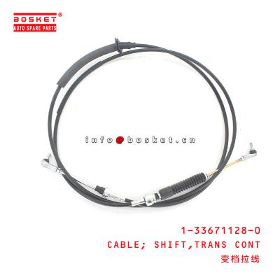China Transmission Control Shift Cable 1-33671128-0 for ISUZU FTR 1336711280 1.26kg for sale