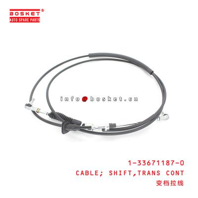 China Transmission Control Shift Cable 1-33671187-0 for ISUZU FVFXGX 6SD1 1336711870 for sale