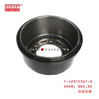 China ISUZU FRR FSR GRR Rear Brake Drum 1-42315361-0 1423153610 21.25kg for sale