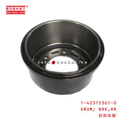 China ISUZU FRR FSR GRR Rear Brake Drum 1-42315361-0 1423153610 21.25kg for sale