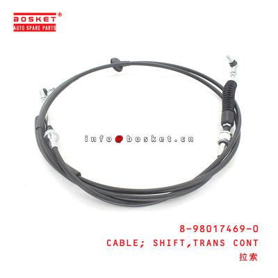 China Transmission Control Shift Cable 8-98017469-0 for ISUZU FTR MZX6P 8980174690 for sale