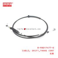 China Transmission Control Shift Cable 8-98017477-0 for ISUZU FVM 8980174770 1.25kg for sale
