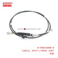 China ISUZU FGGG Transmission Control Shift Cable 8980548880 8-98054888-0 1.36kg for sale