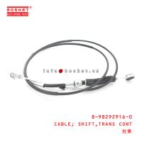 China Transmission Control Shift Cable 8-98292916-0 for ISUZU NPR MYY5T 8982929160 for sale