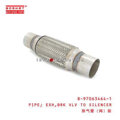China ISUZU NPR NKR77 Brake Valve to Silencer Exhaust Pipe 8-97063464-1 8970634641 for sale