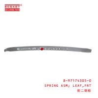 China ISUZU NPR71 Front Leaf Spring Assembly 8971743050 31kg Heavy Duty Suspension for sale