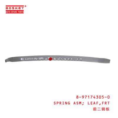 China ISUZU NPR71 Front Leaf Spring Assembly 8971743050 31kg Heavy Duty Suspension for sale