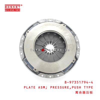 China ISUZU NPR Push Type Pressure Plate Assembly 8-97351794-4 8973517944 11.9kg for sale