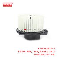 China ISUZU NPR Blower Unit Fan Motor Assembly 8981839241 8-98183924-1 1.22kg for sale