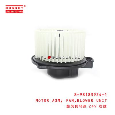 China ISUZU NPR Blower Unit Fan Motor Assembly 8981839241 8-98183924-1 1.22kg for sale