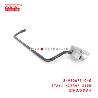 China ISUZU NPR75 NLR85 Mirror Side Stay 8-98067510-0 8980675100 1.1kg for sale