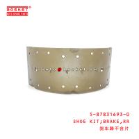 China ISUZU NPR Rear Brake Shoe Kit 5-87831693-0 5878316930 9.5kg for sale