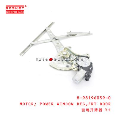 China ISUZU D-MAX Front Door Power Window Regulator Motor 8981960590 12V DC for sale
