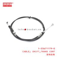 China 1-33671179-0 Shift Transmission Control Cable for ISUZU FVR34 6HK1 1336711790 for sale