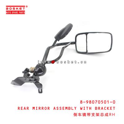 China ISUZU FTR 4HK1 Rear Mirror Assembly with Bracket 8-98070501-0 8980705010 for sale