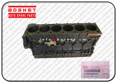 China Isuzu 6HK1 Cylinder Block Assembly 8-98206965-0 8982069650 for FRR FSR FTR Trucks for sale