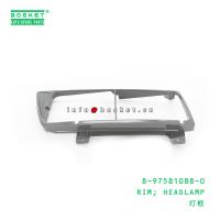 China ISUZU NHR NKR NPR Headlamp Rim 8-97581088-0 8975810880 Chrome Trim for sale