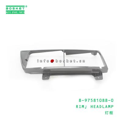 China ISUZU NHR NKR NPR Headlamp Rim 8-97581088-0 8975810880 Chrome Trim for sale