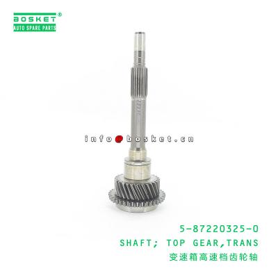 China ISUZU TFR Trans Top Gear Shaft 5872203250 5-87220325-0 Clutch System Parts for sale