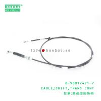 China 8-98017471-7 Trans Control Shift Cable for ISUZU FG 8980174717 120cm for sale