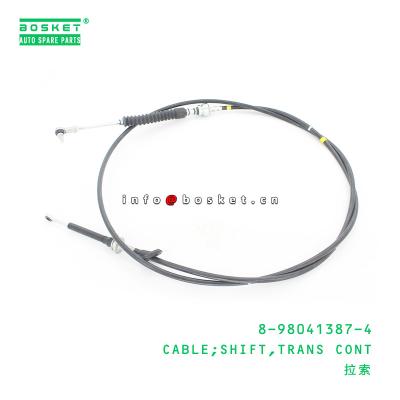 China Transmission Control Select Cable 8-98041387-4 for ISUZU FCFG 8980413874 for sale