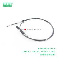 China Transmission Control Shift Cable 8981672372 for ISUZU F Series Truck 8-98167237-2 for sale