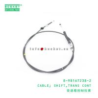 China ISUZU 8981672382 8-98167238-2 Transmission Control Select Cable for Trucks for sale