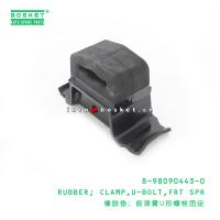 China ISUZU NPR Front Spring U Bolt Rubber Clamp 8-98090443-0 8980904430 for sale