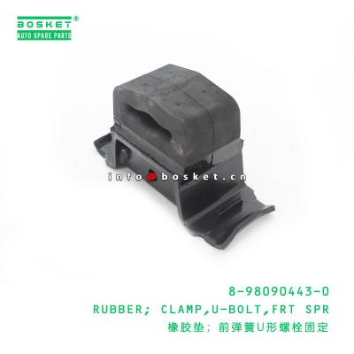 China ISUZU NPR Front Spring U Bolt Rubber Clamp 8-98090443-0 8980904430 for sale