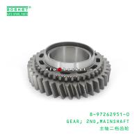China Mainshaft Second Gear 8-97262951-0 for ISUZU NKR 8972629510 1.68kg for sale