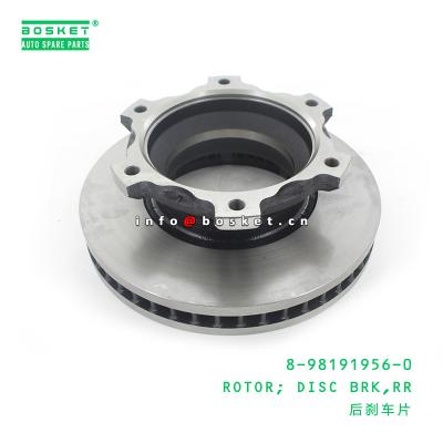 China ISUZU NNR Rear Disc Brake Rotor 8-98191956-0 8981919560 15.75kg for sale