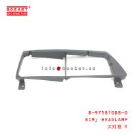 China ISUZU 100P 4JB1 Headlamp Rim 8-97581088-0 8975810880 Chrome Trim for sale