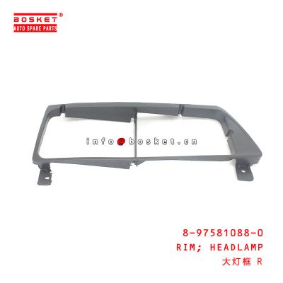 China ISUZU 100P 4JB1 Headlamp Rim 8-97581088-0 8975810880 Chrome Trim for sale