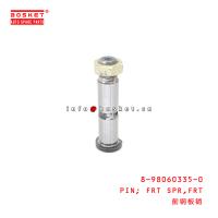 China ISUZU Front Spring Pin 8980603350 8-98060335-0 Truck Chassis Parts 3 Month Warranty for sale