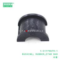 China ISUZU CXZ Stab Bar Rubber Bushing 1-51779079-1 1517790791 Truck Chassis Parts for sale