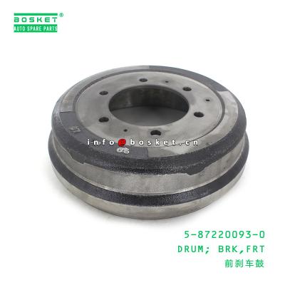 China ISUZU QKR-LHD Front Brake Drum 5872200930 5-87220093-0 13.3kg Truck Chassis Part for sale