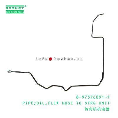 China ISUZU NPR Flex Hose to Steering Unit Oil Pipe 8-97376091-1 8973760911 for sale